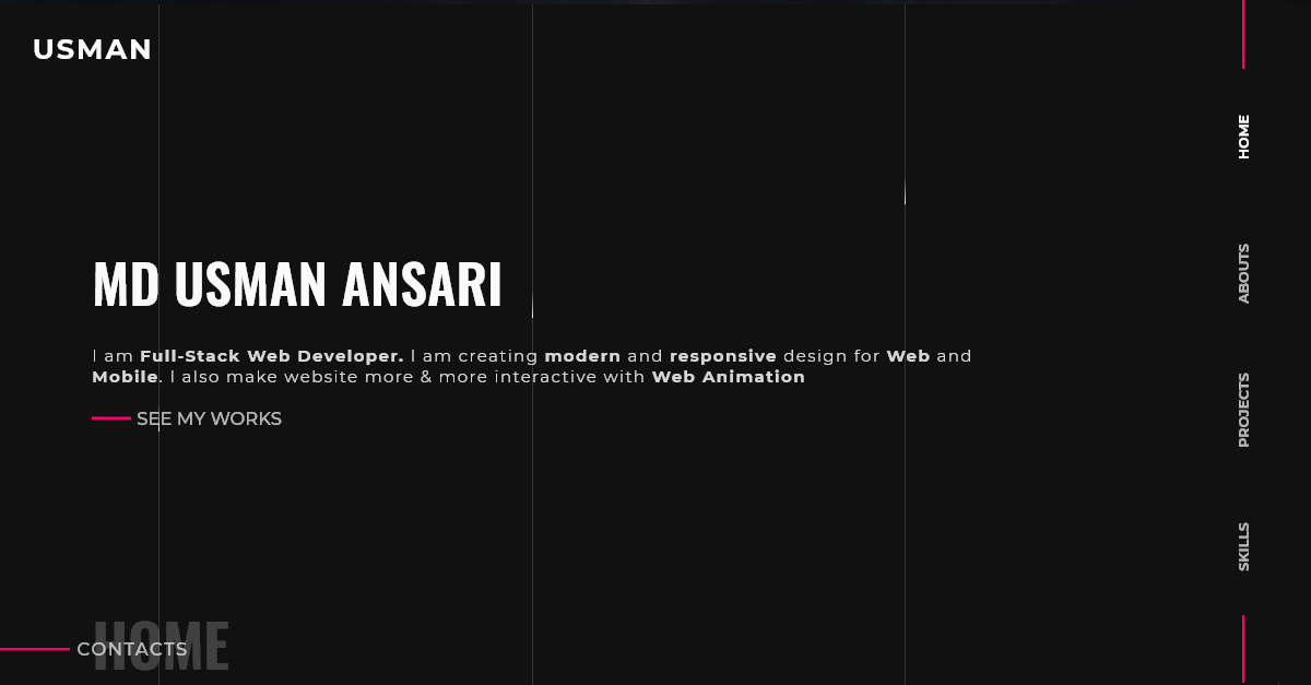 Usman || Full-Stack Developer